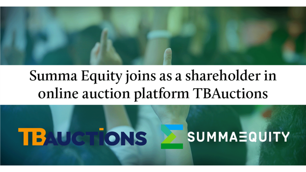 Summa Equity joins as a shareholder in online auction platform ...